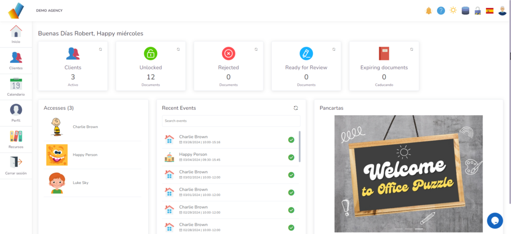 Diseño | Office Puzzle Academy